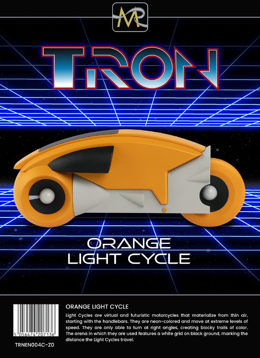 LIMITED EDITION Tron Light Cycle Orange– Master Replicas