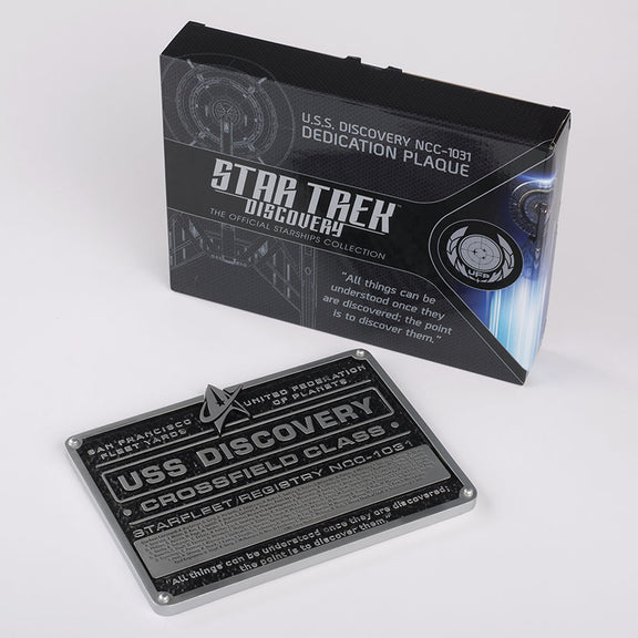 Star Trek Dedication Plaque U.S.S. Discovery – Master Replicas